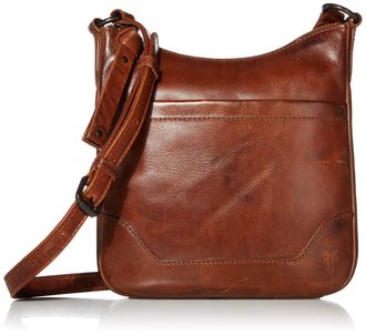 Frye Damen Melissa Swing Pack Zip Bag Handtasche mit Verstellbarem Riemen & Taschen Crossbody, Cognac