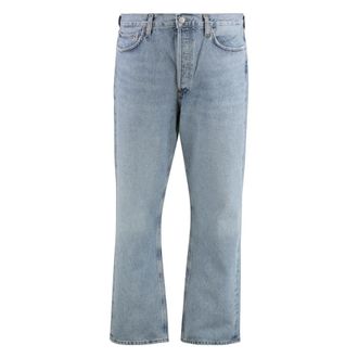 A Gold E 90er 5-Pocket Jeans mit geradem Bein - - Jeans - Herren - Blau - W33