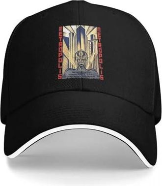 Generic Chapeau pour Hommes, Film Hommage Metropolis Casquette de Camionneur Casquette f&eacute;minine Casquette de Baseball pour Hommes Cadeau