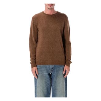 Roberto Collina Rundhals-Pullover - - Knitwear - Herren - Braun - L