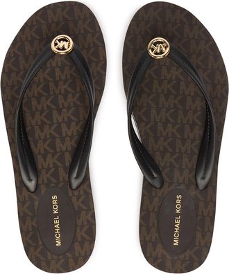 Michael Kors Zehentrenner MICHAEL Michael Kors Posie Flip Flop 40S6PSFA2Q Braun
