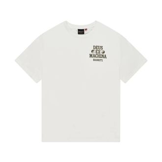 Deus Biarritz Keramik T-Shirt - - Tops - Herren - Wei&szlig; - M