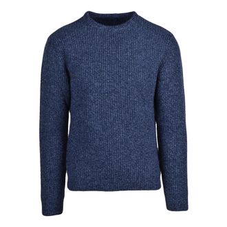 Daniele Fiesoli Rippstrick-Pullover mit Rundhalsausschnitt - - Knitwear - Herren - Blau - M