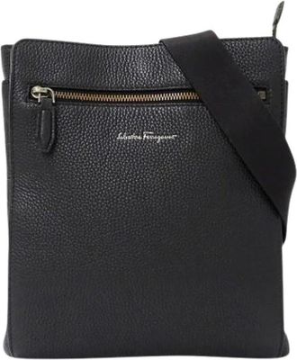 Ferragamo Pre-owned fz-24 Sac bandouli&egrave;re - Homme - Pre-owned - Noir - Taille: ONE Size