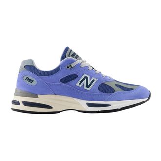 New Balance Homme, Sport, Bleu, Taille: 40 1/2 EU 991V2 Baskets