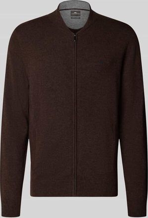 Fynch-Hatton Cardigan aus Wolle-Kaschmir-Mix mit Rei&szlig;verschluss