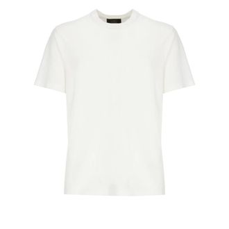 Zanone Homme, Tops, Blanc, Taille: XL T-Chemises