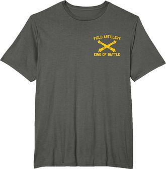 The Salty Veteran Feldartillerie King Of Battle Branch Insignia Artillery T-Shirt