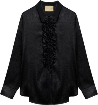 Momoni Femme, Blouses et Chemises, Noir, Taille: 40 FR Chemises