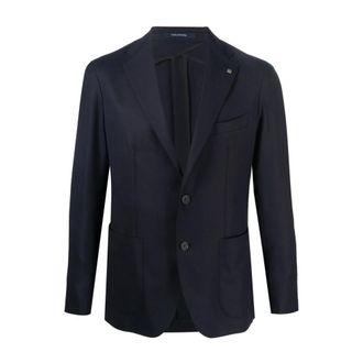 Tagliatore Homme, Vestes, Bleu, Taille: 3XL Hopsack Jacket