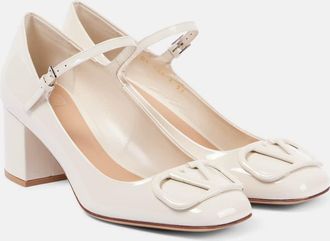 Valentino Garavani Mary-Jane-Pumps VLogo Signature 65 aus Lackleder