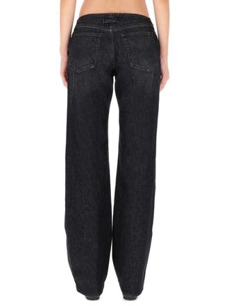 Jean Paul Gaultier Double Zipper Cotton Jeans - Black