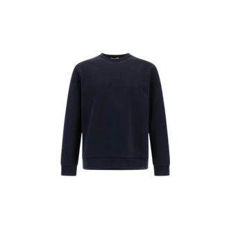Herno SweaT-shirt Resort Logo - Homme - Sweatshirts et sweats &agrave; capuche - Bleu - Taille: S