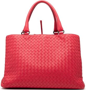 Bottega Veneta Shopper - Nappa Intrecciato Milano Tote - Gr. unisize - in Rot - f&uuml;r Damen