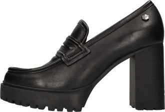 Cult Femme, Chaussures, Noir, Taille: 37 EU Mocassins en cuir