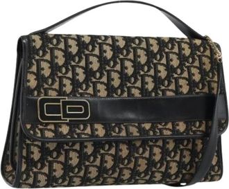 Dior Sac bandouli&egrave;re Trotter en toile Pre-owned - Femme - Pre-owned - Beige - Taille: ONE Size