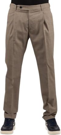 Berwick 1707 Homme, Pantalons, Gris, Taille: L Pantalon Retrolong