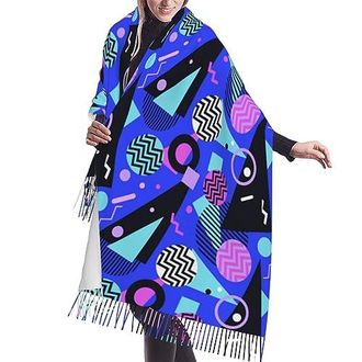 Generic R&eacute;tro Ann&eacute;es 80-90 Femme Ch&acirc;le Wrap Longue Scarf &Eacute;l&eacute;gant Foulard Pour Hiver Automne Soir&eacute;e Cadeau