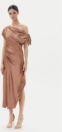 Pinko Coctailkleid 104986 A2GZ Braun Regular Fit