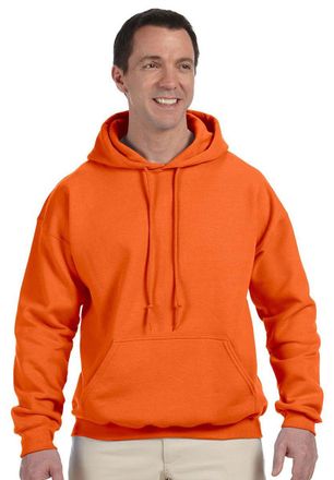 Gildan Heavyweight DryBlend Unisex Kapuzenpullover/Hoodie/Kapuzensweater (2XL) (Orange)