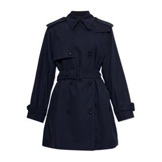 Burberry Latchmere Woll-Trenchcoat - - Coats - Damen - Blau - 4XS