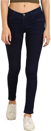 Nifty Jean slim en coton pour femme, bleu, 36