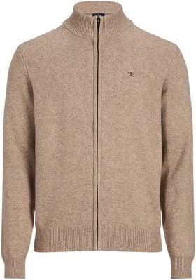 Hackett Gilet zipp&eacute; col montant en laine
