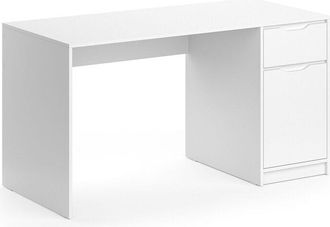 Vicco Schreibtisch Ruben, Weiß, 140 x 65 cm