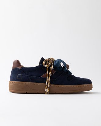 D.A.T.E. court 2.0 suede blue