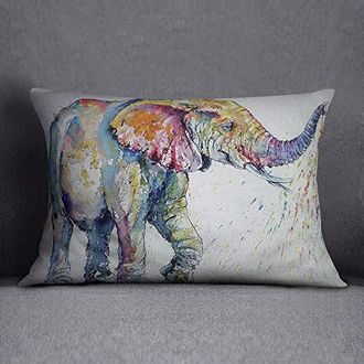 Bonamaison Le Jardin du Lin Kissenhüllen, Cotton, Mehrfarbig, 45x45