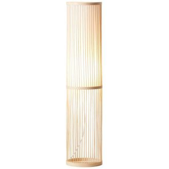 Brilliant lampe Nori lampadaire 1 lumi&egrave;re naturel / blanc 1x A60, E27, 40W, adapt&eacute; aux lampes normales (non inclus) &Eacute;chelle A ++ &agrave; E Avec p&eacute;dale