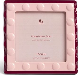 &Klevering Cadre photo en polyresine Facet &Klevering