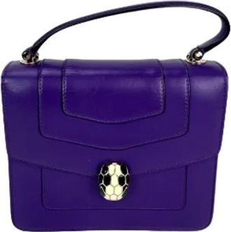 Bulgari Sac bandouli&egrave;re &agrave; poign&eacute;e sup&eacute;rieure Pre-owned Serpenti Forever - Femme - Pre-owned - Violet - Taille: ONE Size