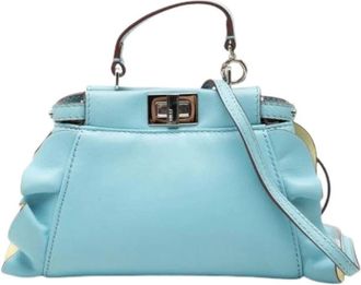 Fendi Pre-owned Waves Peekaboo - Femme - Pre-owned - Bleu - Taille: ONE Size