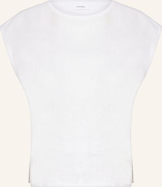 Darling Harbour Darling Harbour T-Shirt Aus Leinen weiss