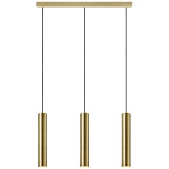 Markslöjd Markslojd - ruben Barre de suspension au plafond à 3 lumières en laiton brossé