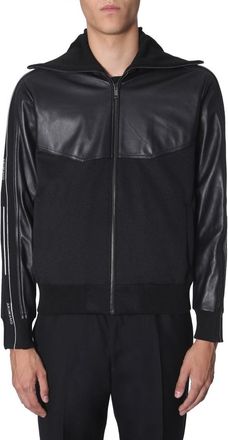 Givenchy Logo Front Zip Jacket - Black