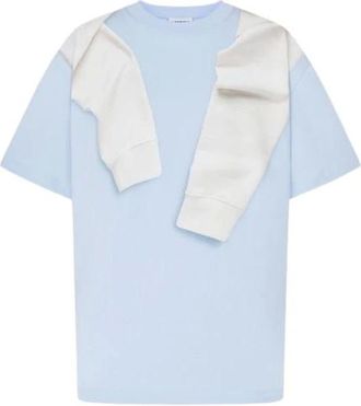 Moschino unisex, Tops, Multicolore, Taille: L T-shirt imprim&eacute; en jersey de coton