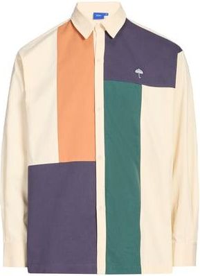 H&eacute;las. Chemise ample col classique en coton