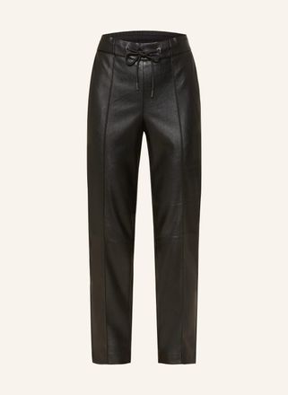 s.Oliver Black Label S.Oliver Black Label Hose In Lederoptik schwarz