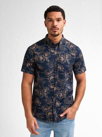 Petrol Industries Kurzarmshirt mit All-Over Print