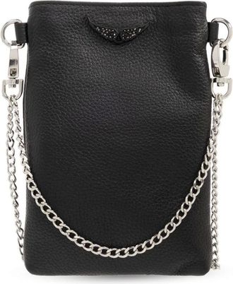 Zadig&Voltaire unisex, Accessoires, Noir, Taille: ONE Size Rock Phone Pouch