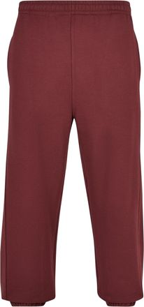 Urban Classics Herren Trainingshose Sweatpants, Jogginghose für Männer, Straight Leg, Reißverschlüsse an den Beinabschlüssen, L, cherry