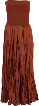 Johanna Ortiz Femme, Robes, Brun, Taille: 40 FR Maxi Robes