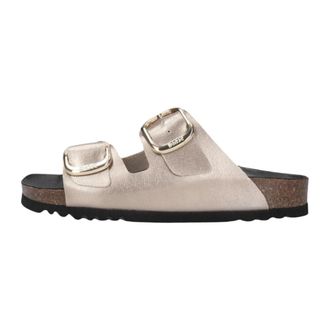 Scholl Metallic Taupe Slippers Noelle - - Shoes - Damen - Beige - 36 EU