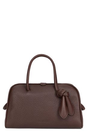 Jacquemus Womens Handbag Le Petit Tourism Dark Brown Leather Handbags Hand Bags