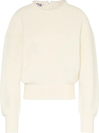 Essentiel Femme, Pulls, Beige, Taille: 42 FR Inti Pullover With Beads