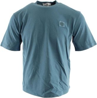 Stone Island Homme, Tops, Bleu, Taille: XS T-shirt