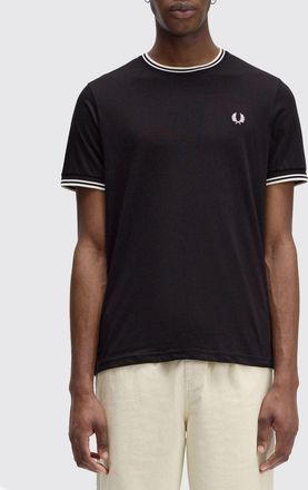 Fred Perry T-Shirt FRED PERRY Herren Farbe Schwarz