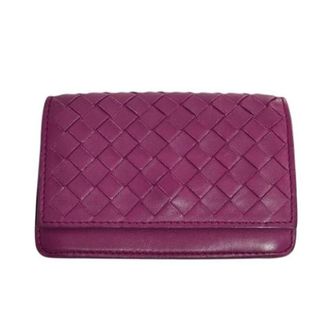 Bottega Veneta Pre-owned Leder-Portemonnaie - - Pre-owned - Damen - Lila - ONE SIZE